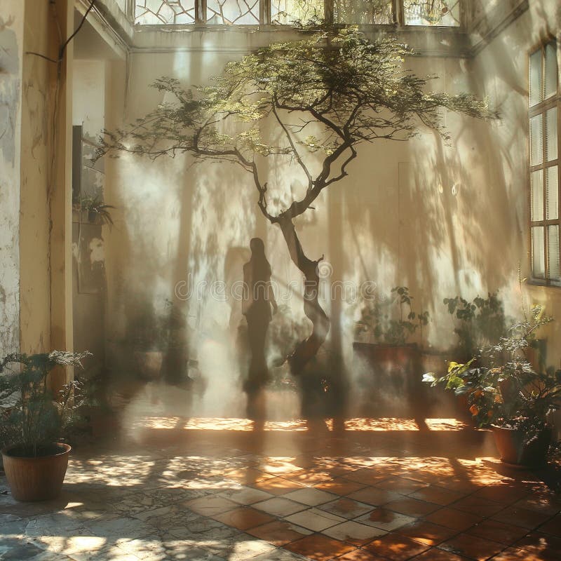 AI Generated Illustration of a Liminal Space Stock Image - Image of ...