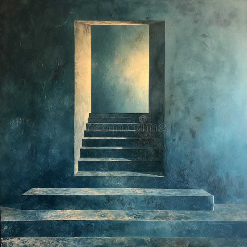 AI Generated Illustration of a Liminal Space Stock Photo - Image of ...