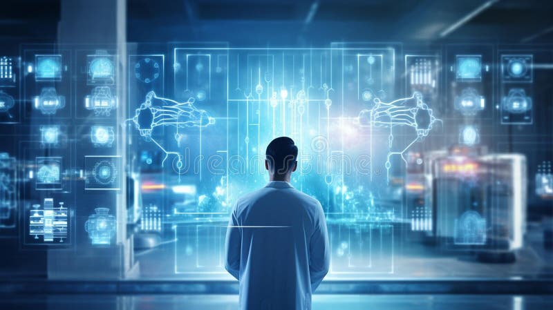 3d Man with Large Digital Camera Stock Illustration - Illustration of ...