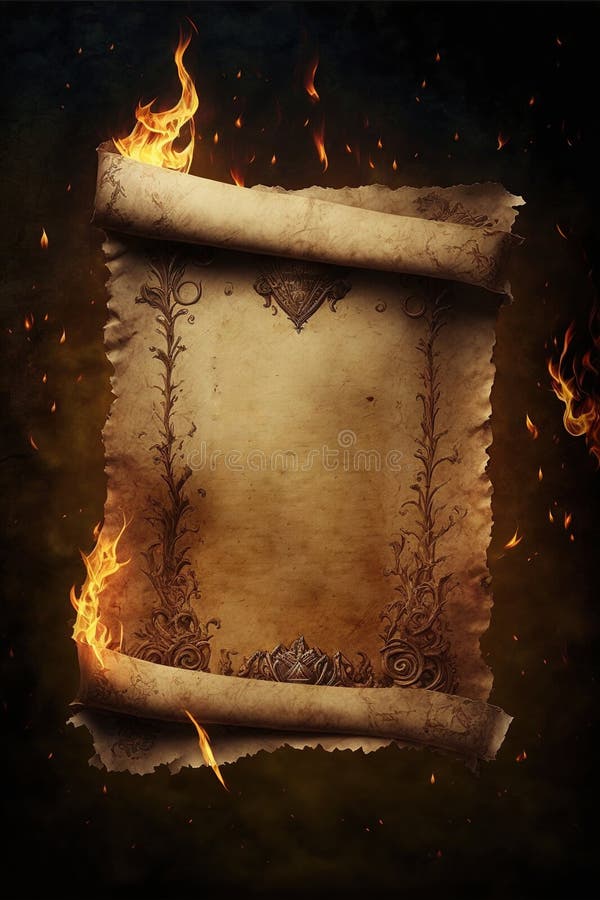 Medieval Paper Texture - AI Generated Illustration Stock Illustration ...