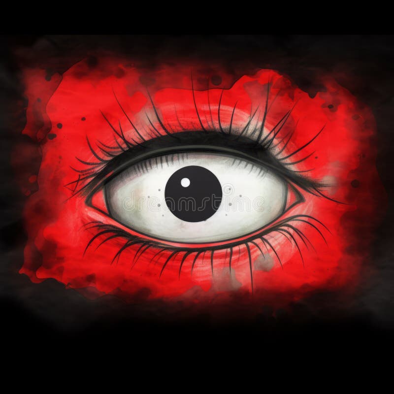 AI Generated Illustration of a Mesmerizing Eye within a Captivating ...