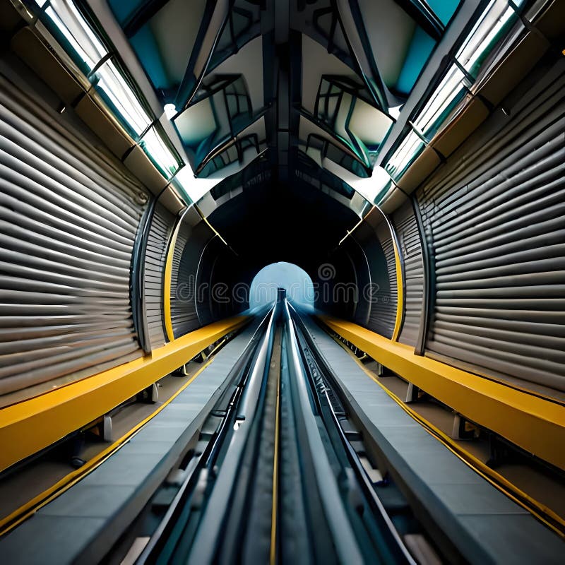 Illustration of Metro Inside View Stock Illustration - Illustration of ...