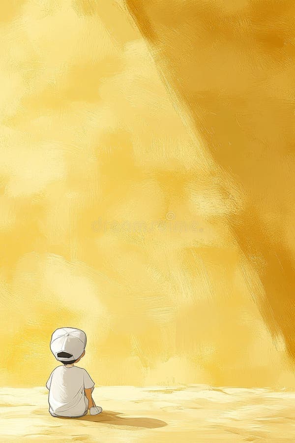 Minimalist Abstract Composition Golden Texture Angled Light Rays ...