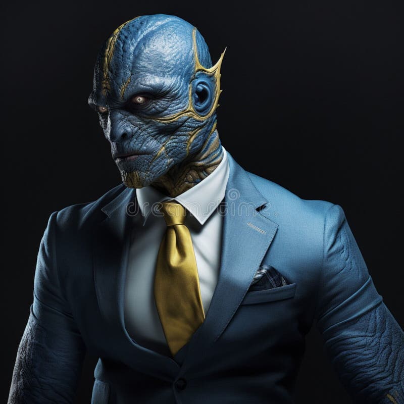 AI Generated Illustration of a Mysterious, Evil-looking Creature Stock ...