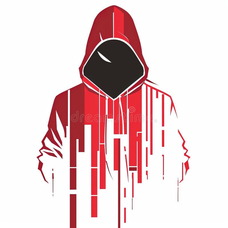AI Generated Illustration of a Mysterious Hooded Figure Logo Design ...