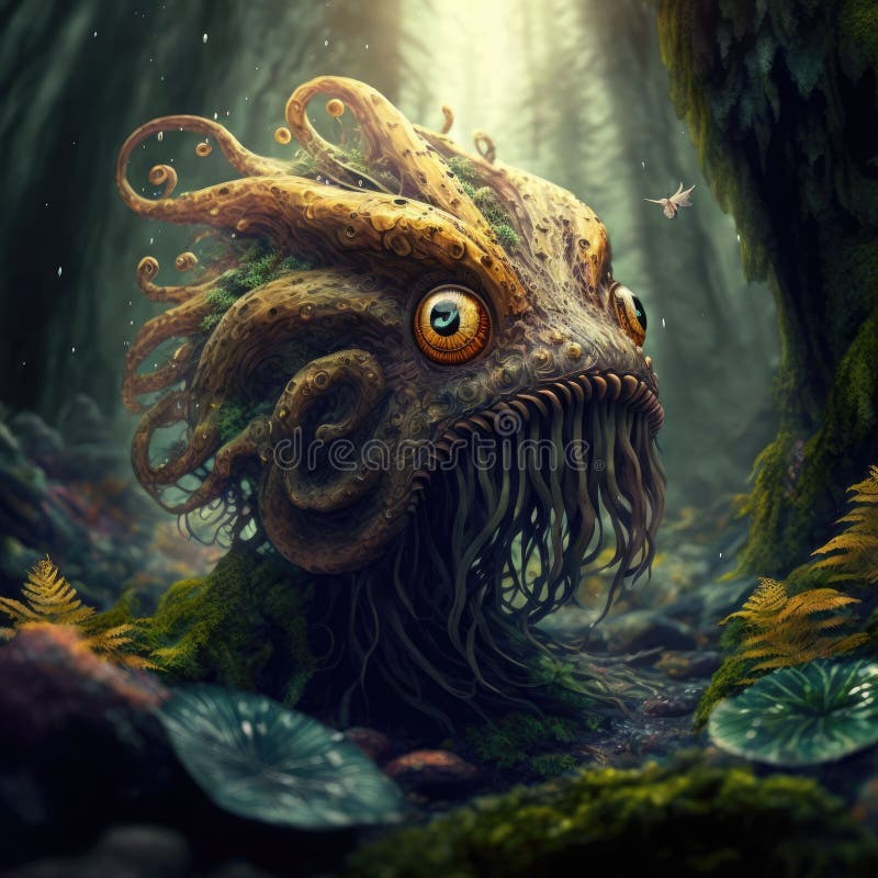 Big Orange Eye Mythical Fairy Tale Red Dragons Stock Illustration ...