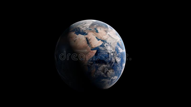 AI Generated Illustration of NASA Satellite Image of Earth from Space ...