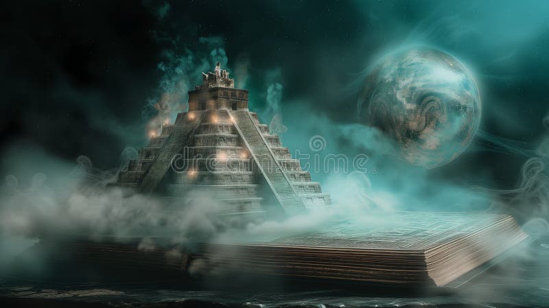 AI Generated Illustration of an Old Book of Ancient Texts about Inca ...