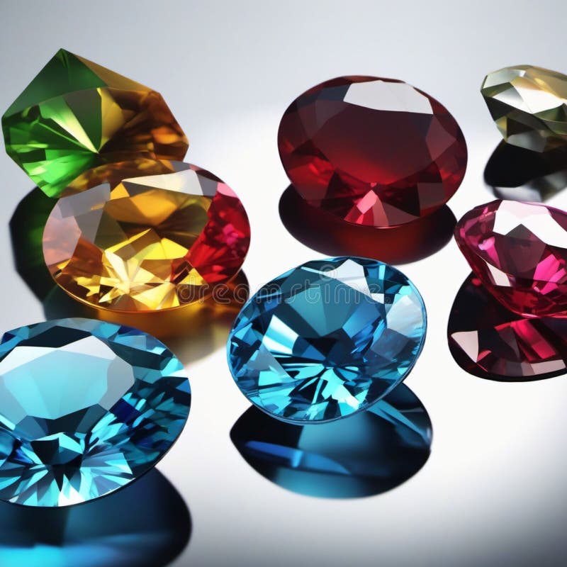 AI Generated Illustration of an Overhead View of a Variety of Multi ...