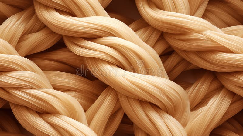 AI Generated Illustration of a Pattern of Beautiful Blonde Locks of ...