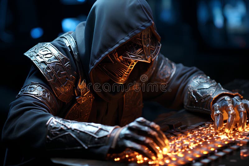 Keyboard Warrior Illustration Stock Photos - Free & Royalty-Free Stock ...