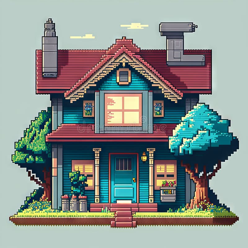 AI Generated Illustration of Colorful Flowers in the Field Stock ...