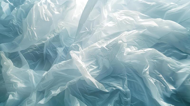 AI-generated Illustration of a Plastic Bag Background Stock ...
