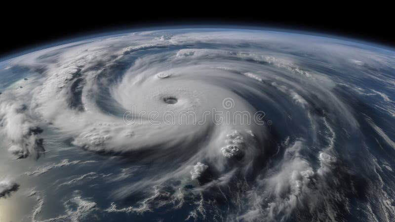 AI Generated Illustration of the Polar Zone of the Earth Seen from ...