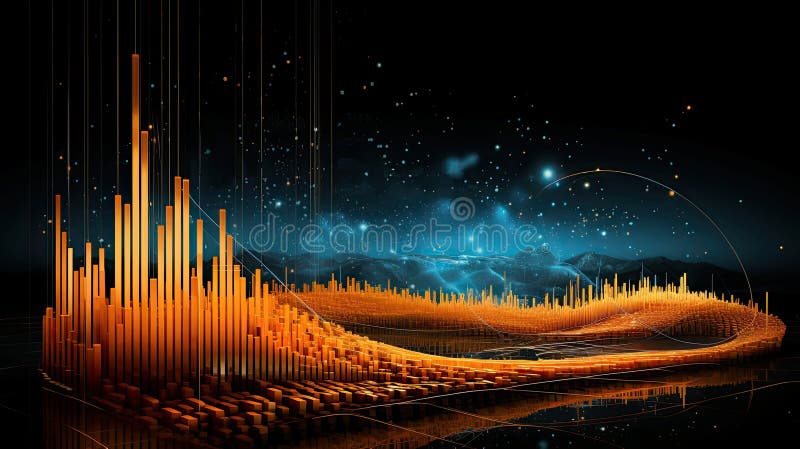 A Visual Representation of Big Beautiful Data Stock Photo - Image of ...