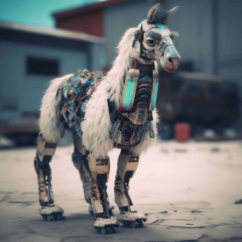 Robotic Lama Stock Illustrations – 1 Robotic Lama Stock Illustrations ...