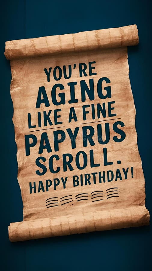 AI-generated Illustration of a Roll of Paper with a Quote Stock ...