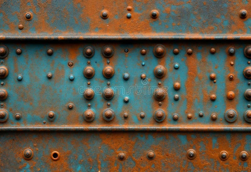 AI Generated Illustration of Rusty Metal Texture Stock Photo - Image of ...