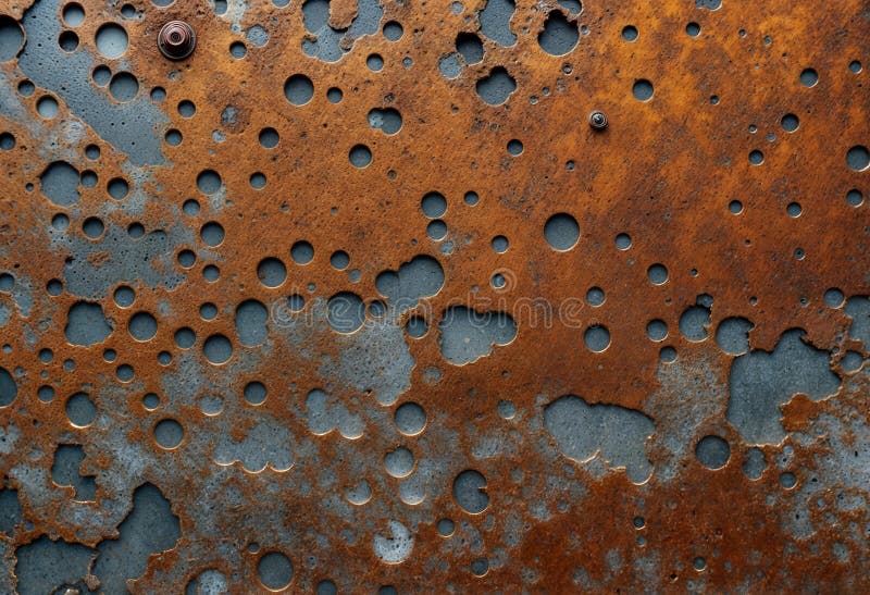 AI Generated Illustration of Rusty Metal Texture Stock Image - Image of ...