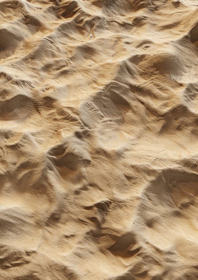 AI Generated Illustration of Sandy Dune Texture Stock Image - Image of patterned, dune: 318489399