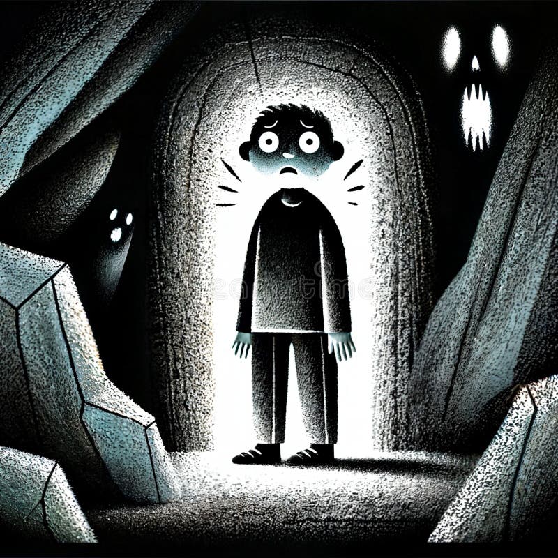 Cartoon Boy Cave Stock Illustrations – 526 Cartoon Boy Cave Stock ...