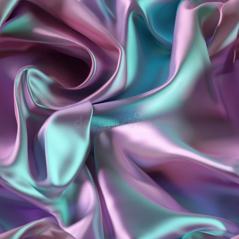 AI Generated Illustration of a Seamless Texture of Smooth Elegant Silk ...