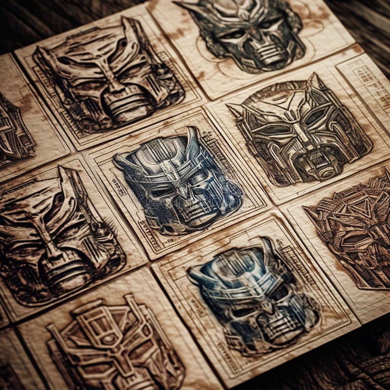 AI Generated Illustration of Playing Cards Featuring a Range of Vibrant ...