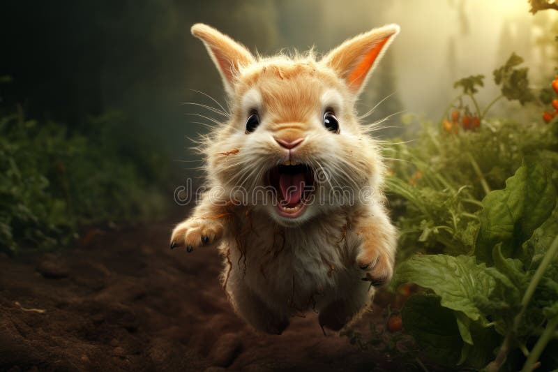 Rabbit Mouth Open Stock Illustrations – 211 Rabbit Mouth Open Stock ...