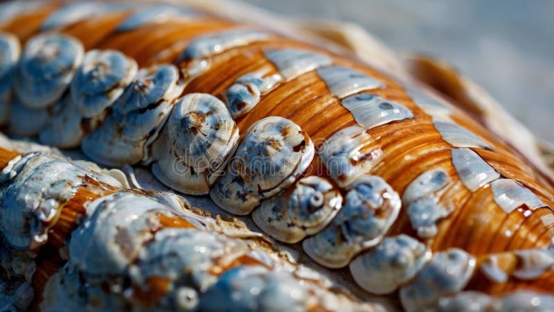 AI Generated Illustration of a Snail Shell Texture Stock Illustration ...