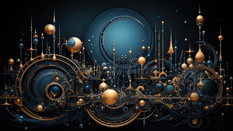 An exquisite convolution stock illustration. Illustration of complex ...