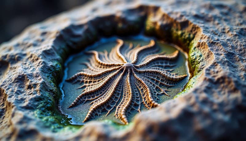 AI-generated Illustration of a Starfish in a Rocky Tide Pool ...