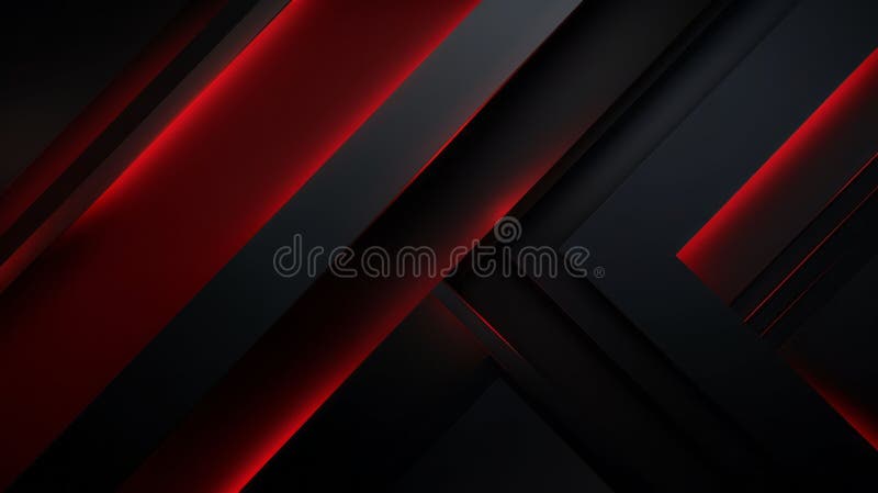 Black and Red Light is Shining through the Ceiling of this Abstract ...