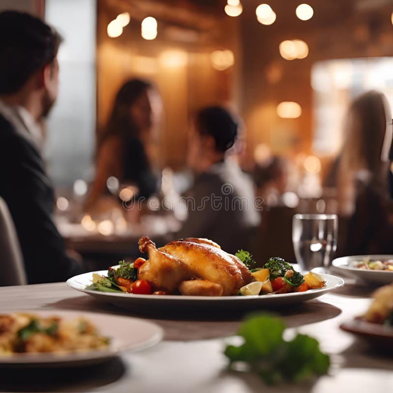 People Eating Chicken Stock Illustrations – 2,803 People Eating Chicken ...