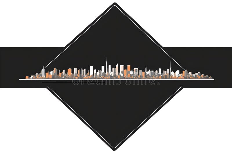 AI-generated Illustration of a Stunning Skyline of a Bustling City with ...