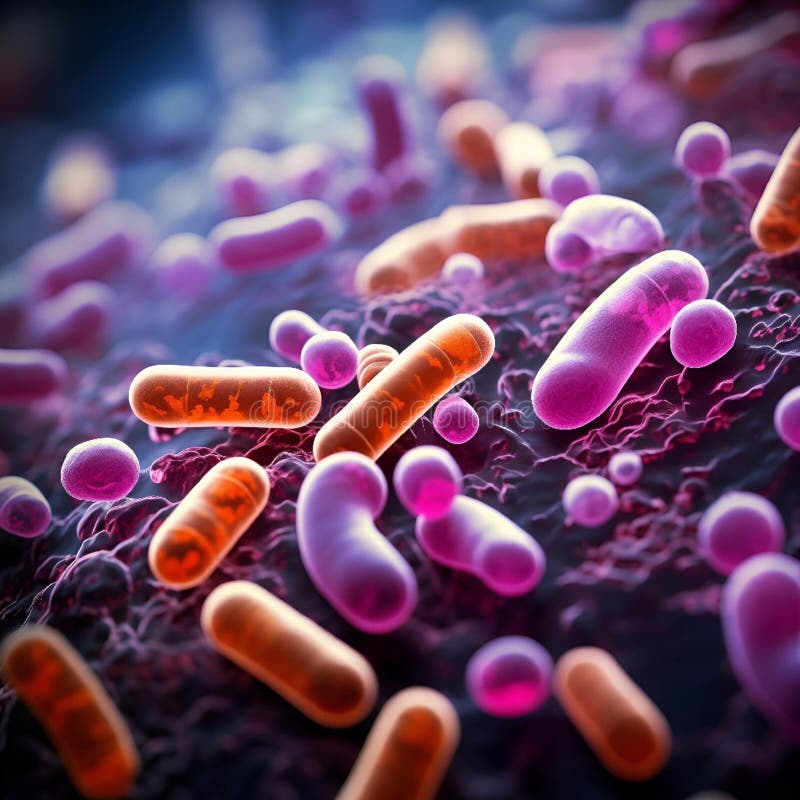 AI Generated Illustration of the Textures, Colors, and Structures of a ...