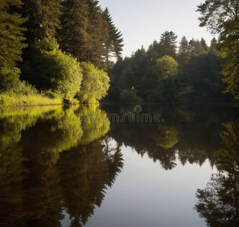 Illustration of Trees Whose Leaves are Symbols of Positive Messages and ...