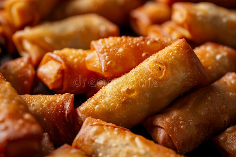 AI-generated Illustration of Turon, Delicious Spring Rolls Stock ...