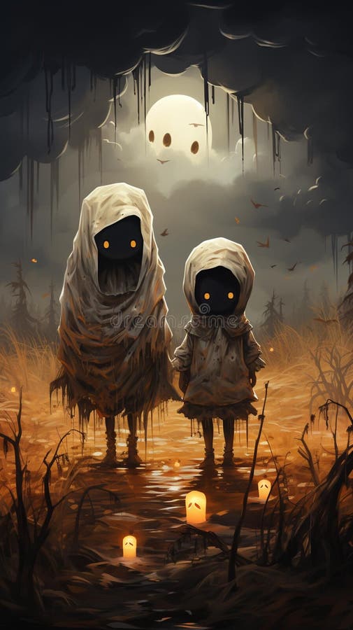 AI Generated Illustration of Two Alien Creatures Walking Toward a ...