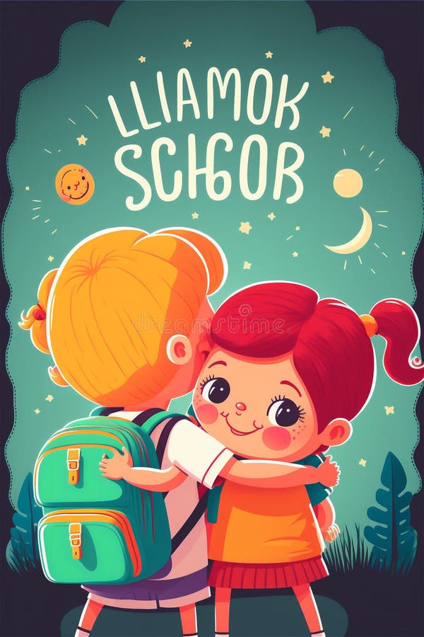 AI-generated Illustration of Two Friends Hugging and Caring for Each ...