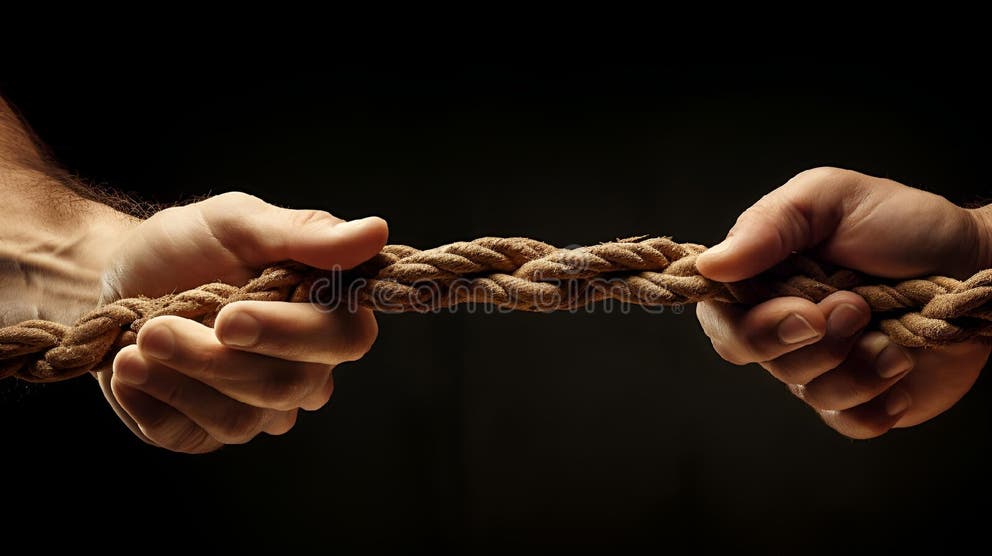 Hands Rope Pulling Stock Illustrations – 111 Hands Rope Pulling Stock ...