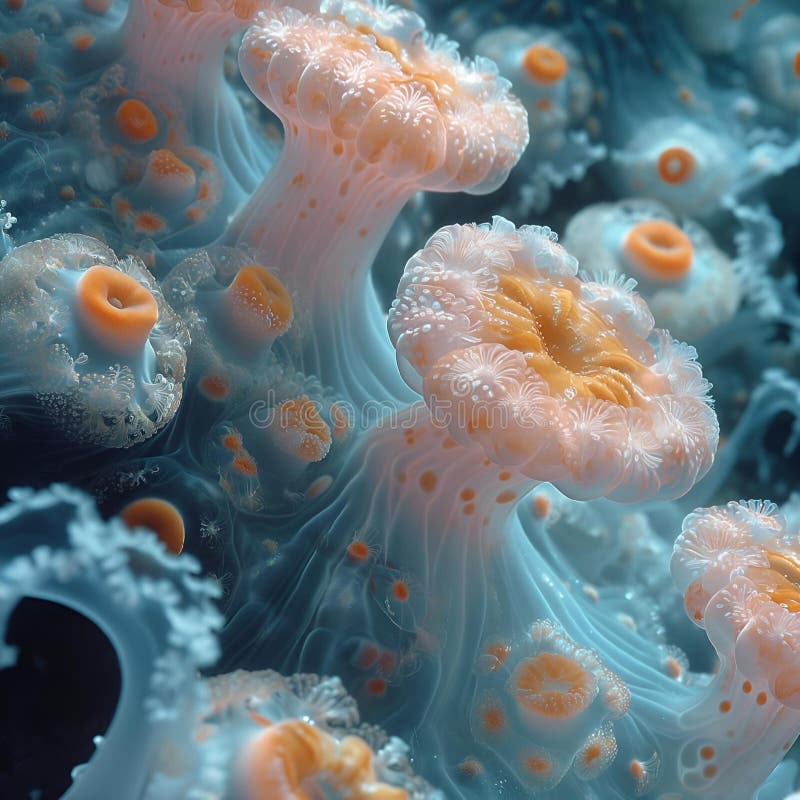 AI Generated Illustration of an Underwater Scene Featuring Sea ...