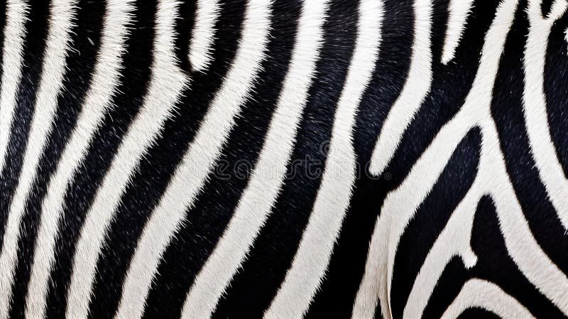 AI Generated Illustration of a Unique Zebra Fur Patterned Textile ...