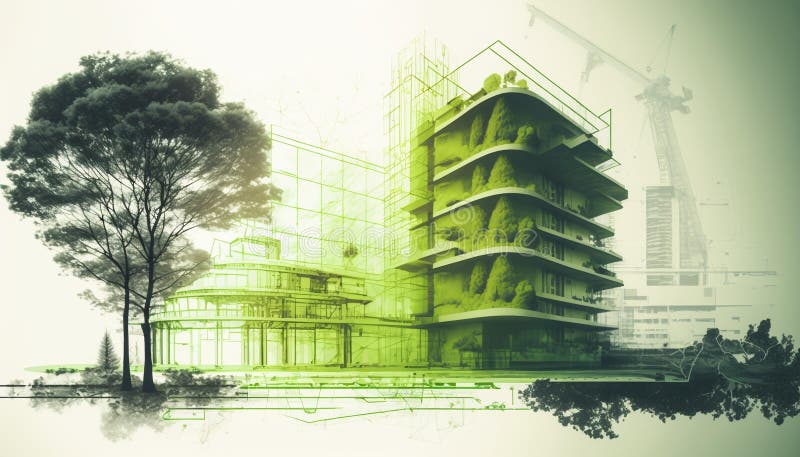 AI-generated Illustration of an Urban Project Planning, Green ...