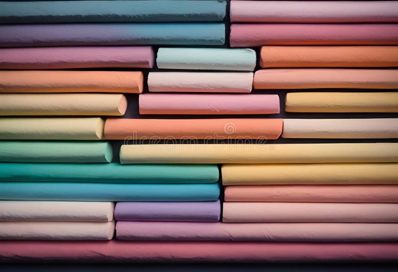 AI Generated Illustration of a Vibrant Arrangement of Assorted Pastel ...