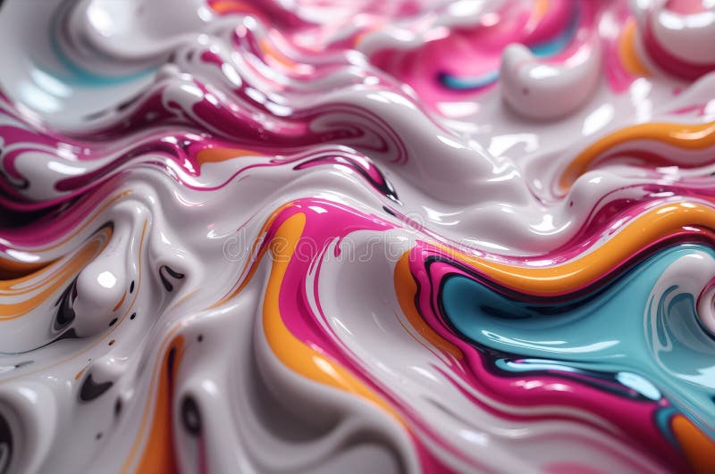 AI Generated Illustration of a Vibrant Array of Colors Under the Bright ...