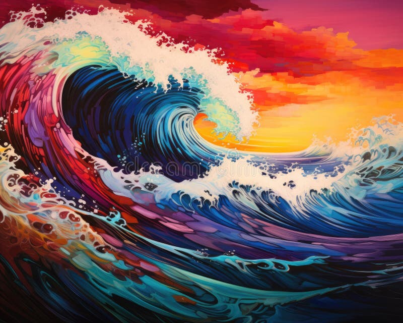 AI Generated Illustration of a Vibrant and Captivating Painting ...