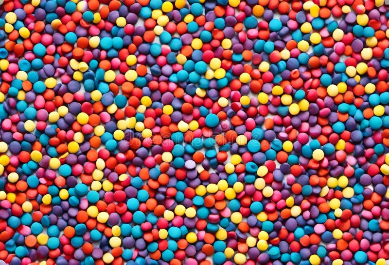 AI Generated Illustration of a Vibrant and Colorful Array of Rainbow ...