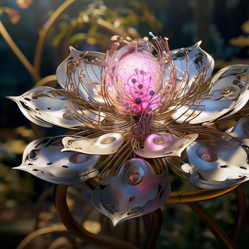 AI Generated Illustration of a Vibrant, Colorful Flowers Stock ...