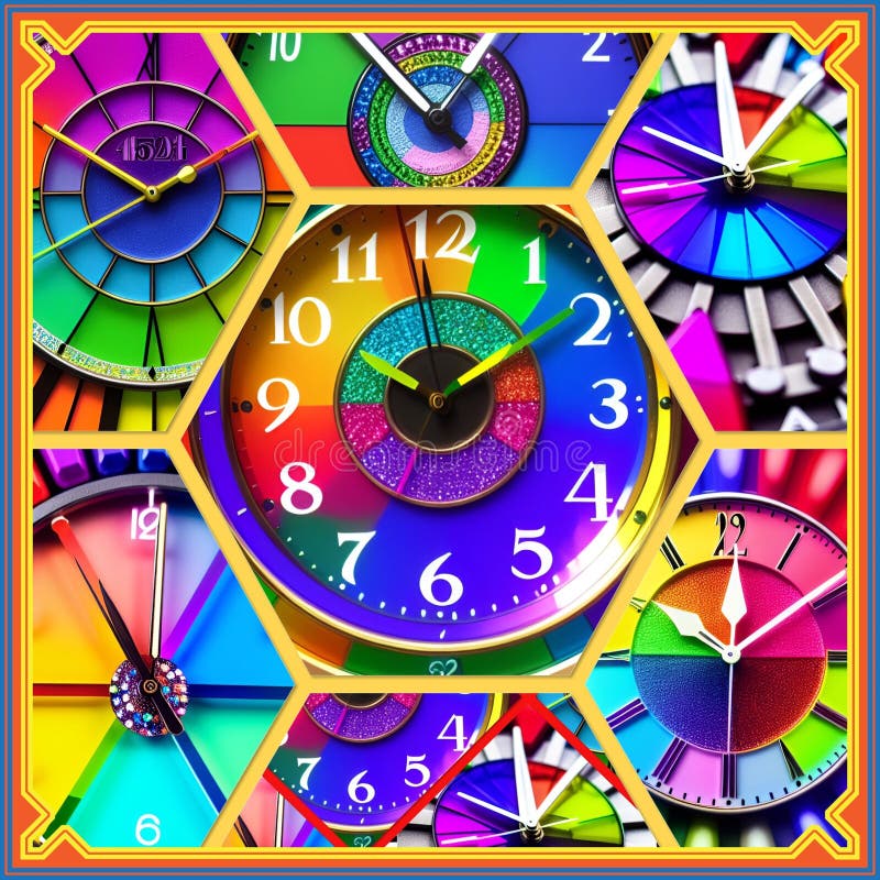 A Set of Colored Numbers. Cute Numbers Stock Vector - Illustration of ...