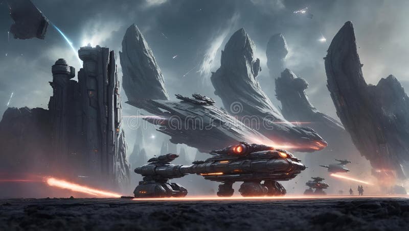 AI-generated Illustration of a Vibrant Futuristic Video Game ...